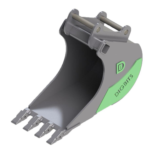 600mm Scandinavian Trench Bucket - With Teeth - 2 to 4 tonne - S40 ...