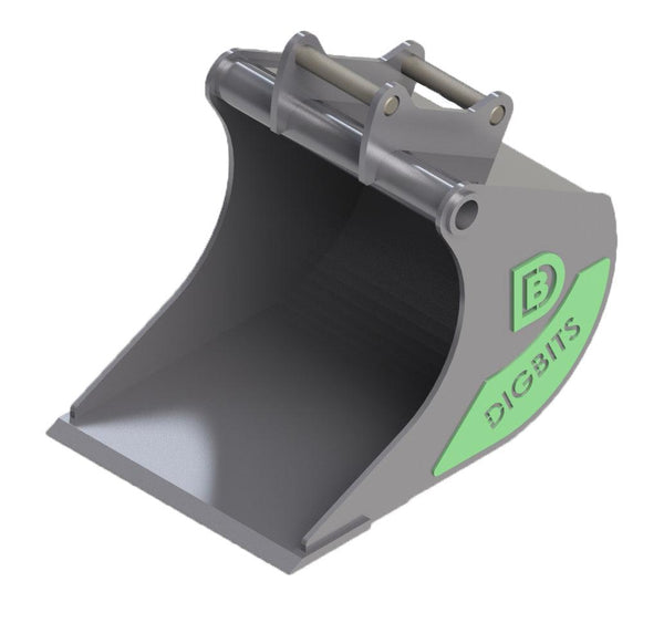 600mm Scandinavian Trench Bucket - Without Teeth - 4 to 6 tonne - S40 ...
