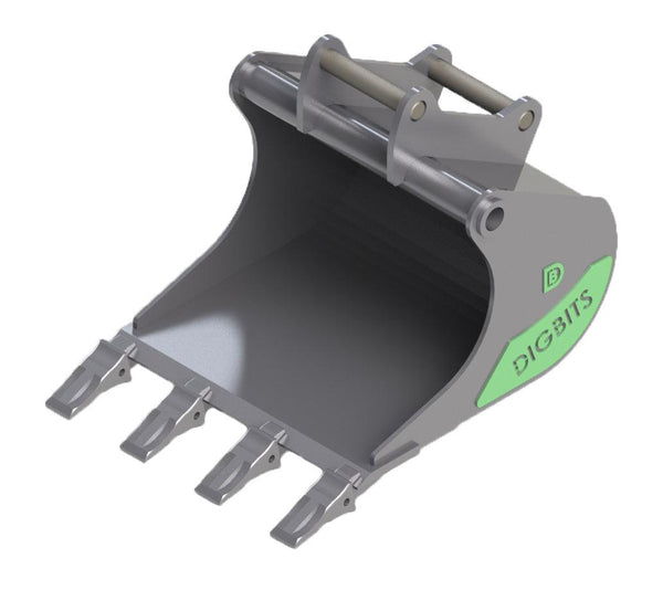 600mm Scandinavian Trench Bucket - With Teeth - 4 to 6 tonne - S40 ...